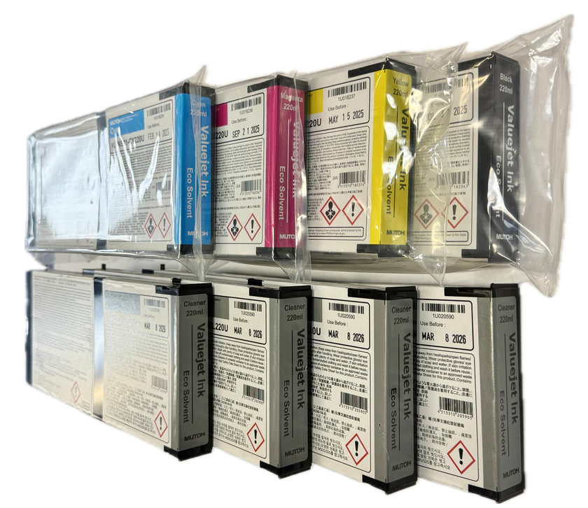 Mutoh MS31-220ML Ink Starter Kit for XpertJet C641SR-P / XpertJet 1341 ...