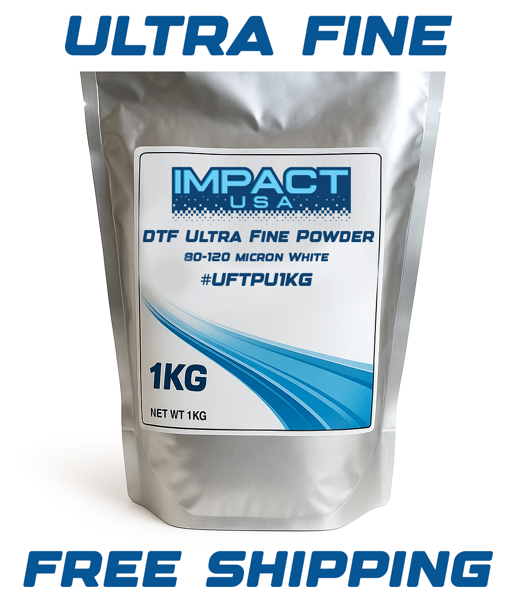 Impact Ultra Fine 80-120 Micron TPU DTF Powder 1kg — Inkjet Parts